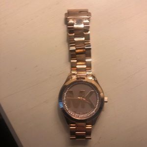Michael Kors Accessories | Nwt Crystal Map Rose Gold Watch | Poshmark
